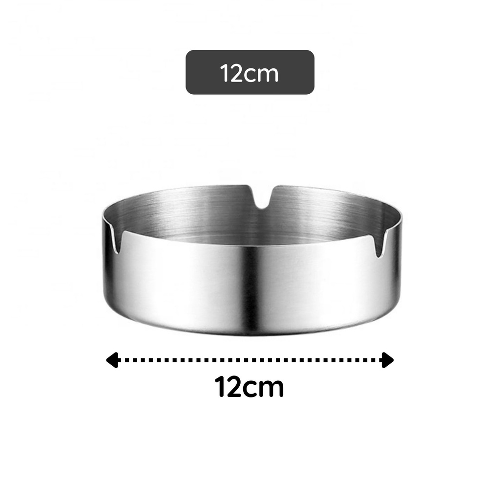 Jual Tomoji Asbak Stainless - Ashtray Asbak Tebal - Asbak Cafe | Shopee ...