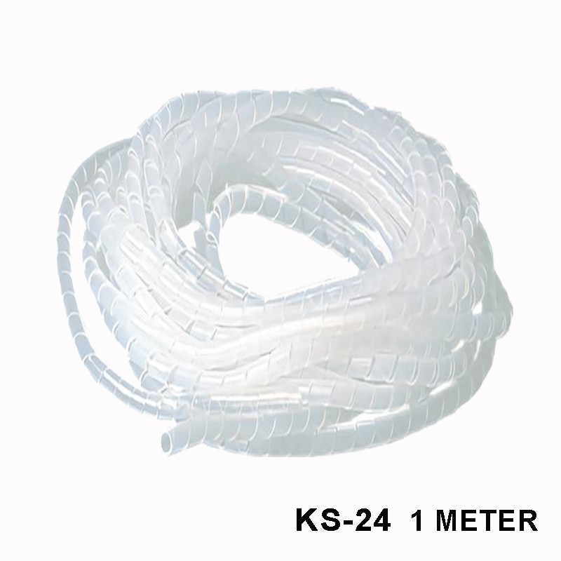 Jual EELIC KAL-SWB1M -KS24 SPIRAL WRAPPING BAND 1 METER PELINDUNG KABEL SPIRAl | Shopee Indonesia