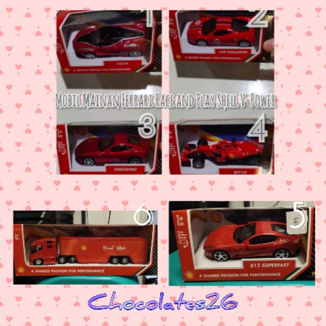 Jual Mobil Mainan Ferrari by Shell V-Power | Shopee Indonesia