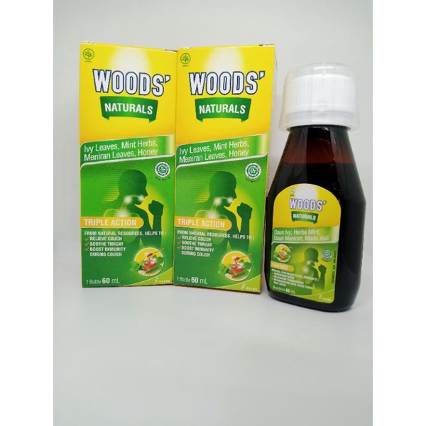 Jual WOODS HERBAL NATURAL SIRUP 60 ml - ED 02/2026 | Shopee Indonesia