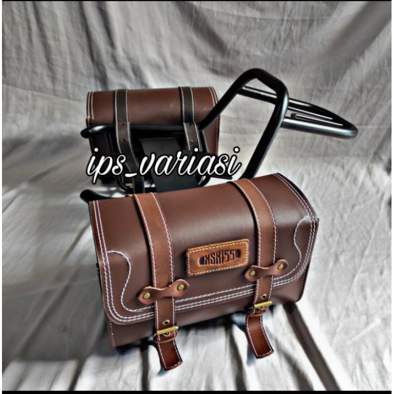 Jual back rack Yamaha XSR 155 + tas kanan dan kiri aksesoris motor XSR ...