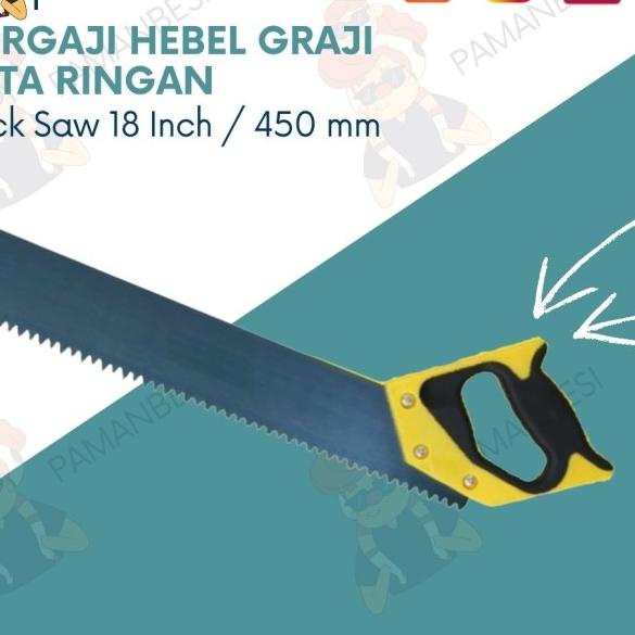 Jual Gergaji Hebel Graji Bata Ringan Brick Saw 18 Inch / 450 mm ...