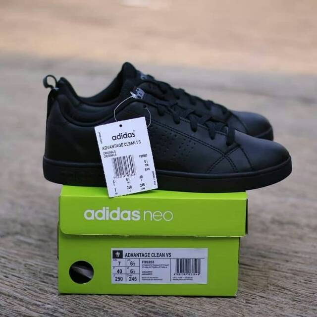 Jual ADIDAS NEO ADV FULL BLACK ORIGINAL | Shopee Indonesia