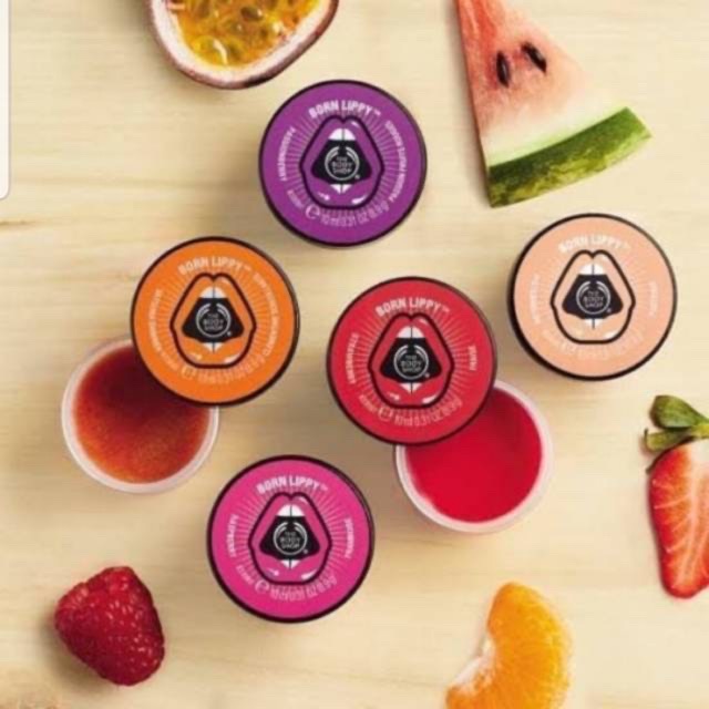 Jual [ORIGINAL] Born Lippy Lip Butter The Body Shop Strawberry Plum ...