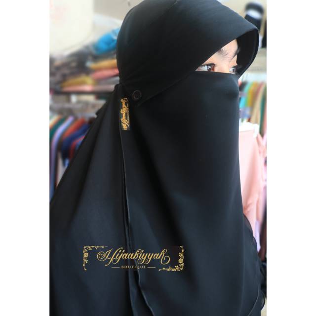 Jual [Premium]Cadar Poni kancing 2 layer sifon Arab | Shopee Indonesia