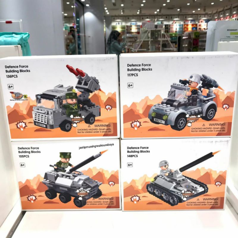 Jual 3 IN 1 DEFENCE FORCE BUILDING BLOCKS MINISO LEGO MINISO MAINAN ...