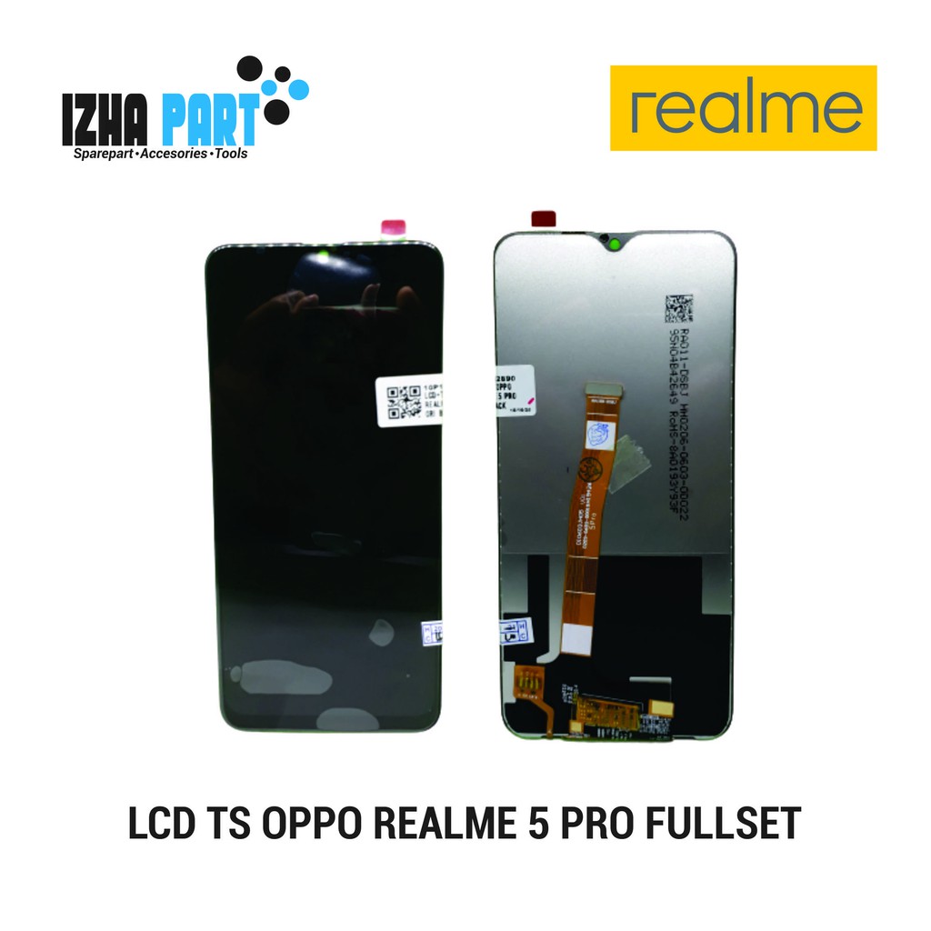 Jual Lcd Touchscreen Realme 5 Pro ( HITAM ) | Shopee Indonesia