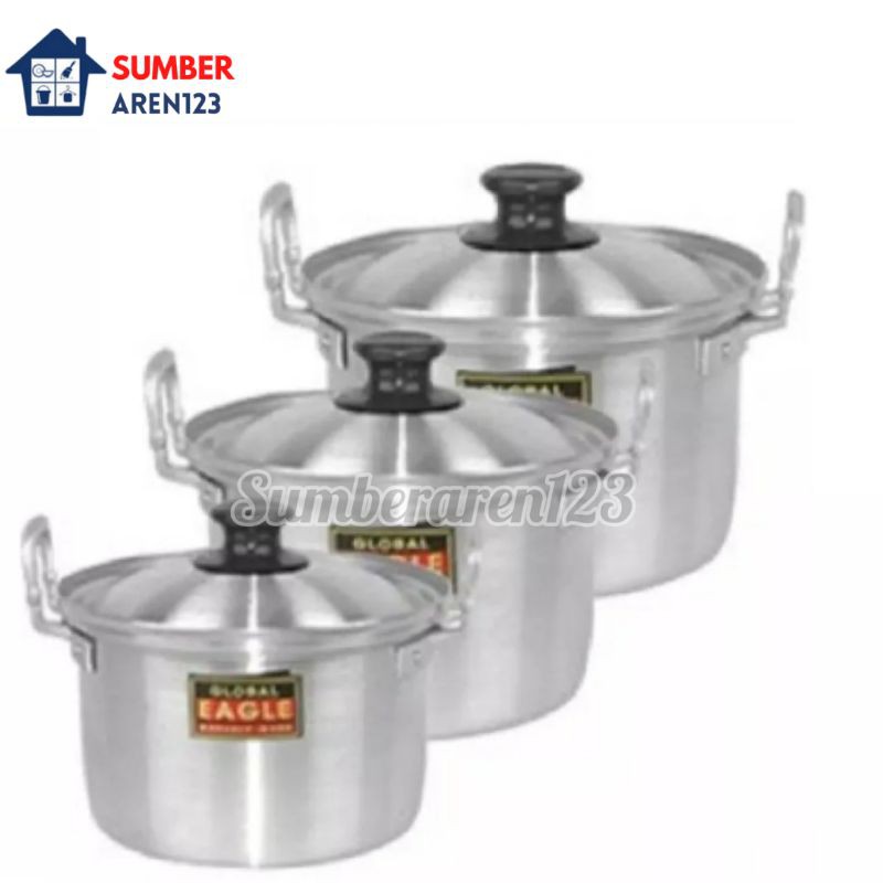 Jual Panci TL Global Eagle Panci Alumunium Panci Air Panci Masak Ukuran ...