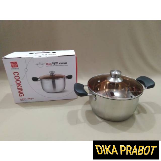 Jual Panci Stainless Merk JINGXING (22cm) | Shopee Indonesia