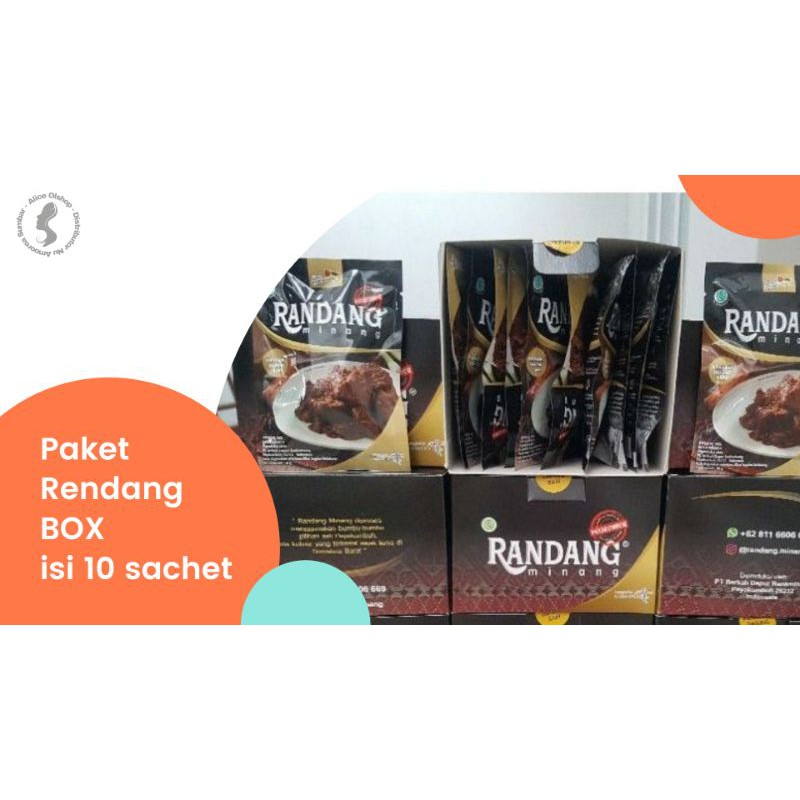 Jual Paket Rendang Minang BOX isi 10 Sachet | Shopee Indonesia