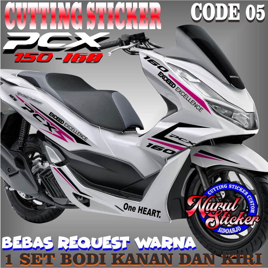 Jual STICKER MOTOR PCX,CUTTING STICKER PCX,STICKER PCX | Shopee Indonesia