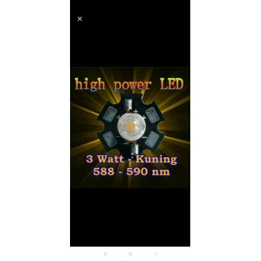 Jual HPL 3WATT - KUNING | Shopee Indonesia