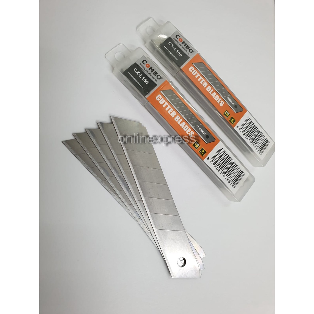Jual Isi / Refill / Pisau Cutter Combo Besar L-150 (18mm) | Shopee ...