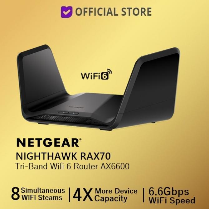 Jual NETWORK PERALATAN JARINGAN NETGEAR NIGHTHAWK AX8 8-STREAM WIFI 6 ...