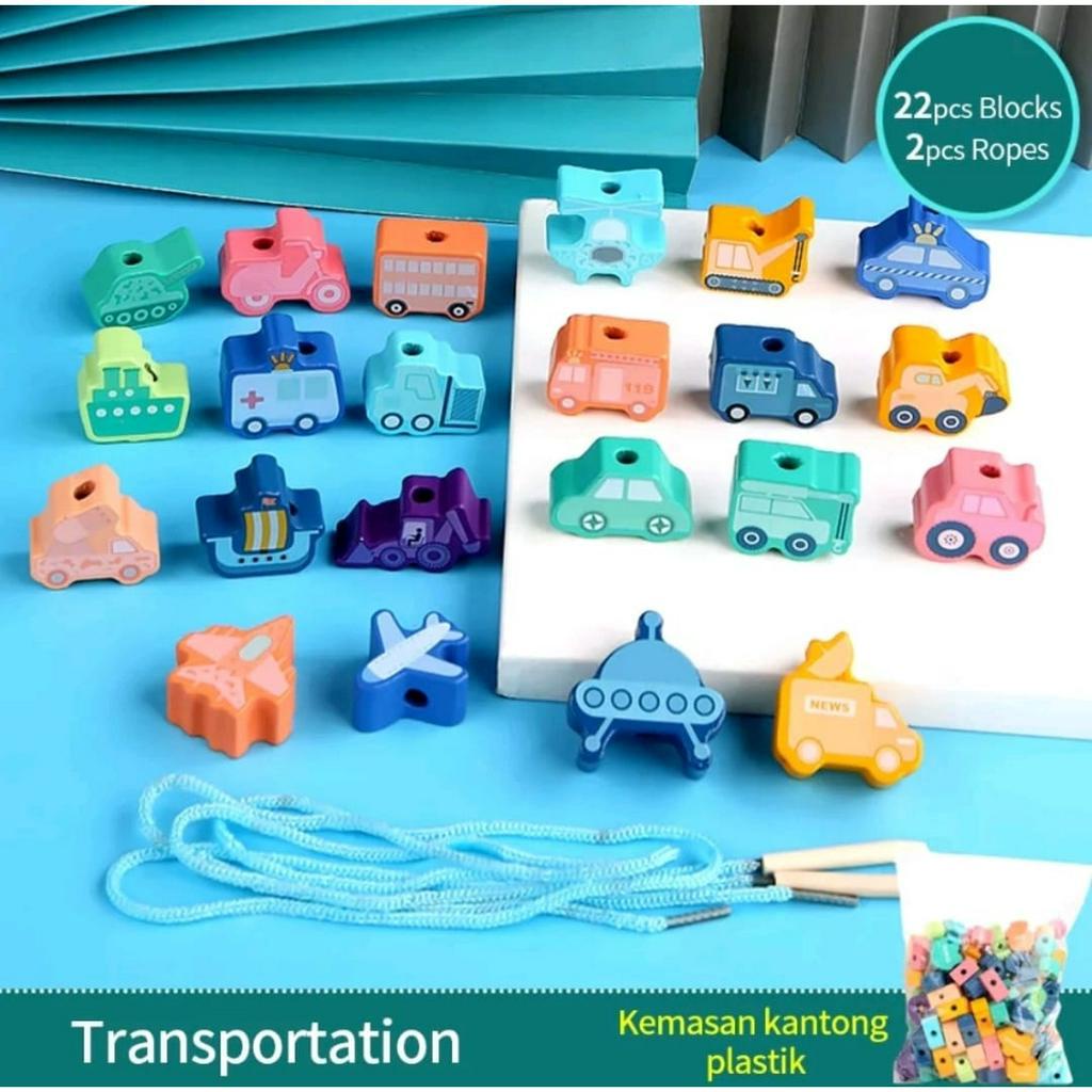 Jual MAINAN MONTESSORI KAYU EDUKASI ANAK MERONCE 3D WOODEN TOYS MAINAN ...
