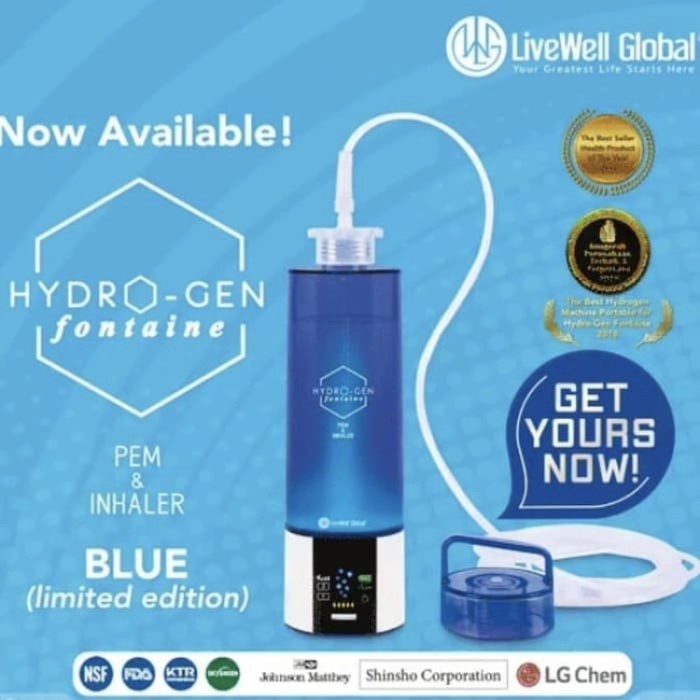 Jual Kesehatan - Hydrogen Fountaine Lwg Pem & Inhaler Warna Biru ...