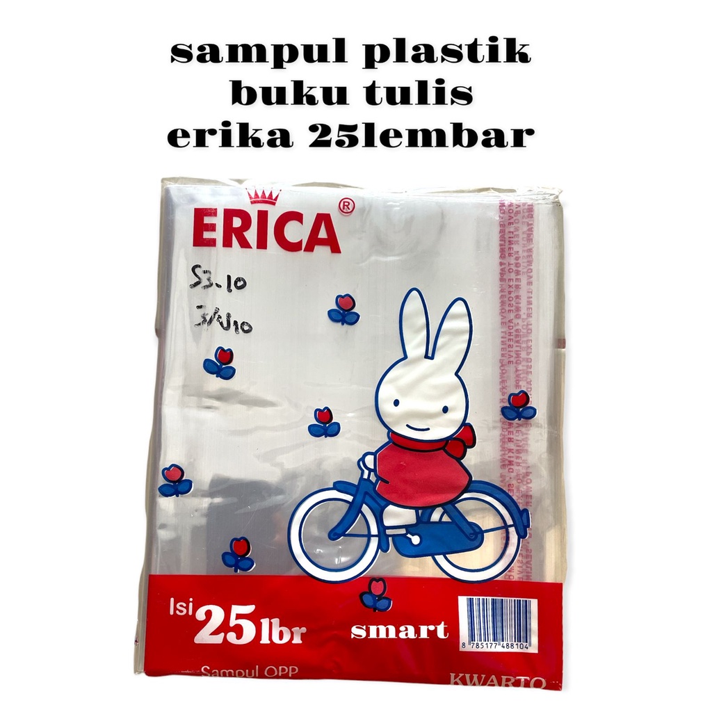 Jual SAMPUL BUKU TULIS KWARTO POP 1 / ERICA opp plastik | Shopee Indonesia