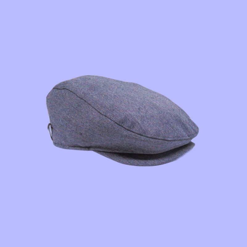 Jual Topi Flat Cap Grey Herringbone | Shopee Indonesia