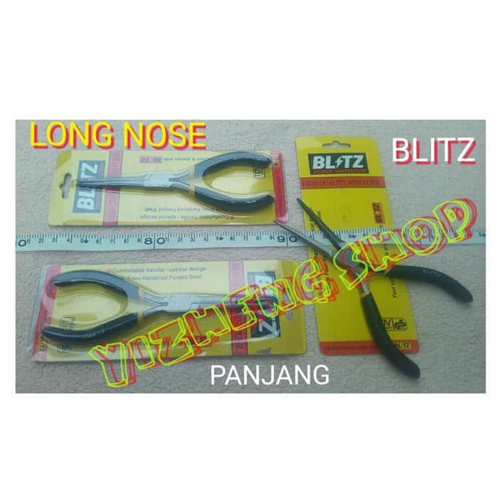 Jual TANG CUCUT MINI LONG NOSE BLITZ PANJANG | Shopee Indonesia