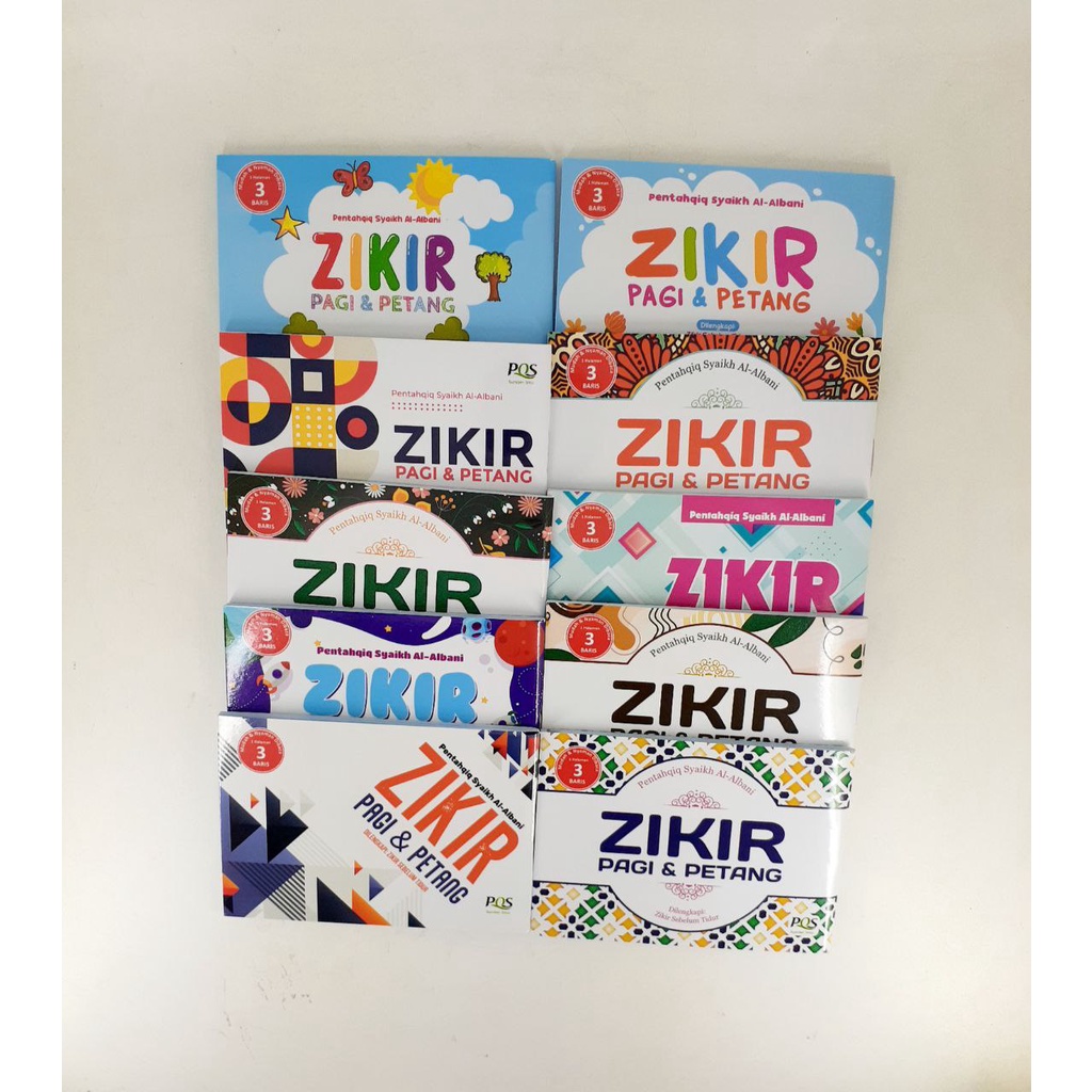 Jual Buku ZIKIR PAGI & PETANG Dilengkapi Zikir Sebelum Tidur ( Isi 10 ...