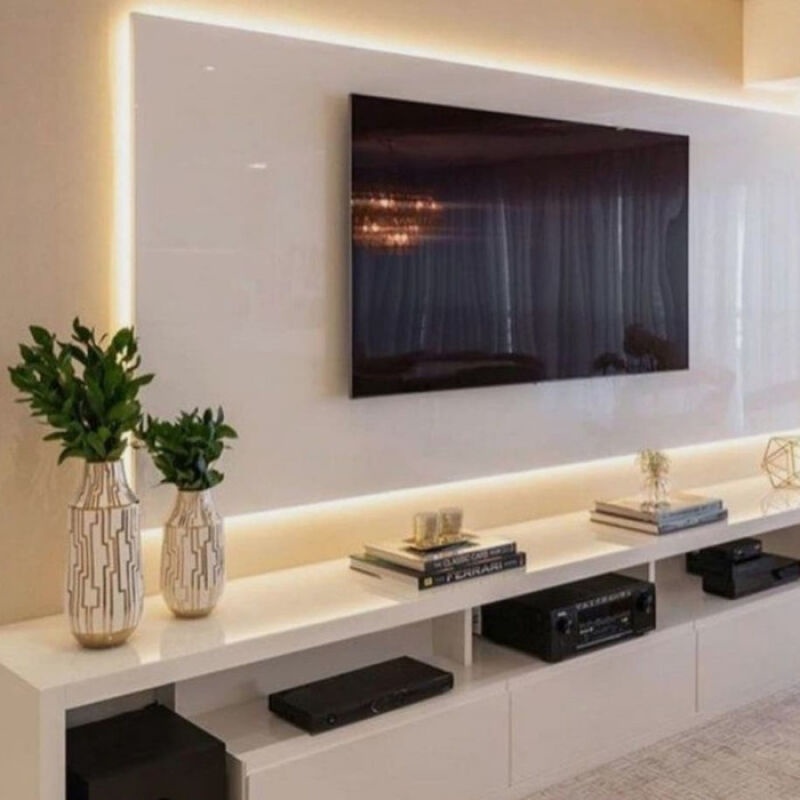 Jual backdrop tv rak tv minimalis modern | Shopee Indonesia