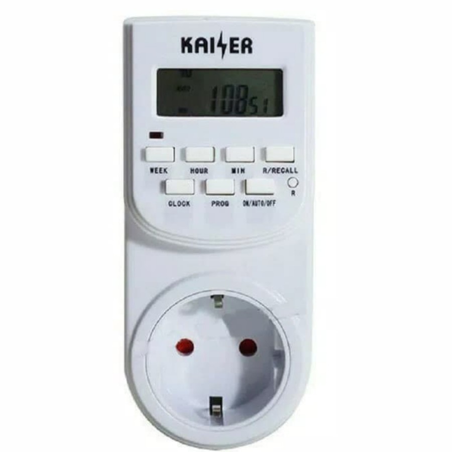Jual Stop Kontak Timer Listrik Digital Kaiser atau SONOVIC stopkontak ...