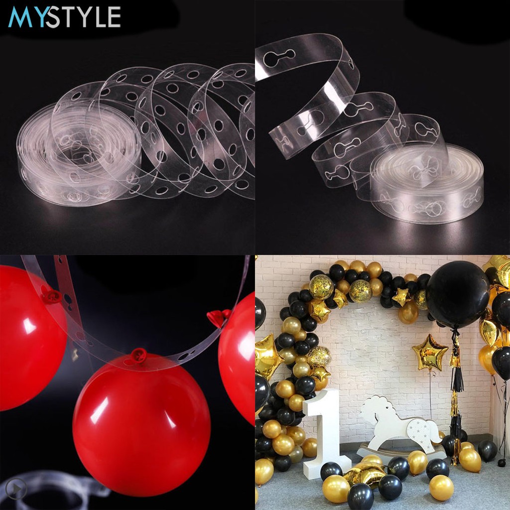 Jual KLIP BALON RANTAI KLIP BALON 5 METER DEKORASI BALON RANTAI BALON ...