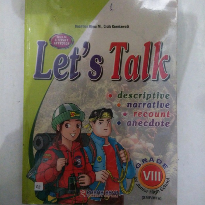 Jual BUKU LET'S TALK ENGLISH FOR STUDENTS OF GRADE 8 SMP/MTS | Shopee ...