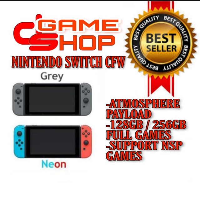 Jual NINTENDO SWITCH CFW DUAL BOOT 128GB 256GB 512GB FULL GAMES | Shopee Indonesia