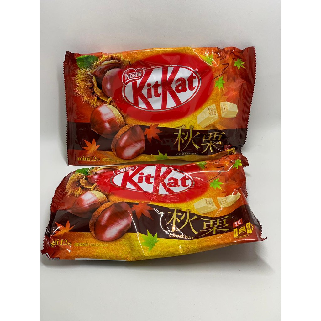 Jual Nestle KitKat Chestnut edisi Autumn Asli Jepang isi 12 bars ...