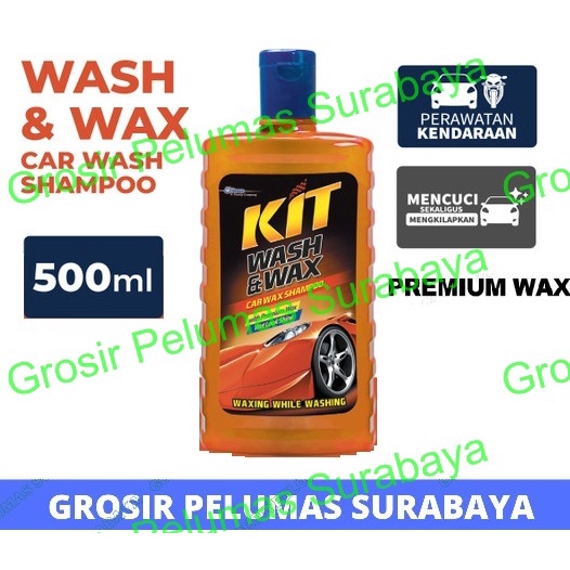 Jual Kit Wash & WAX Sabun Cuci mobil Kilap Car Wash WAX Shampoo ...