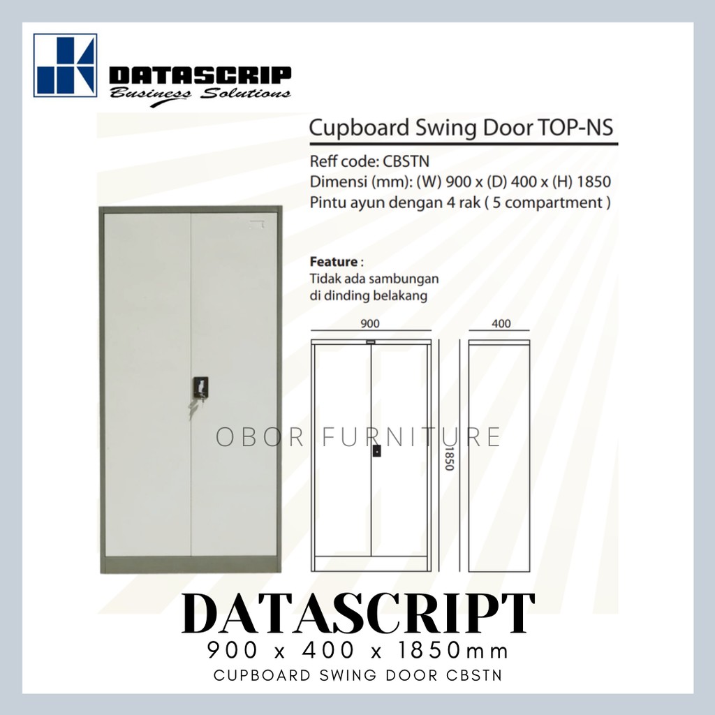 Jual Lemari Besi Arsip Datascript Pintu Panel 2P CBSTN | Shopee Indonesia