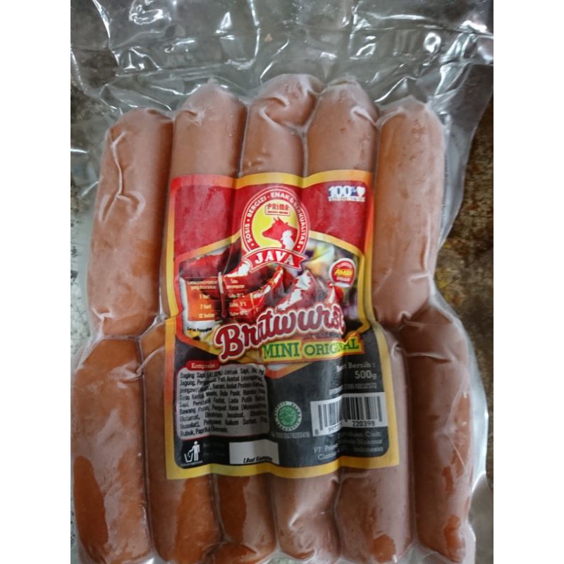 Jual sosis java bratwurst Isi 11 original 500gr | Shopee Indonesia