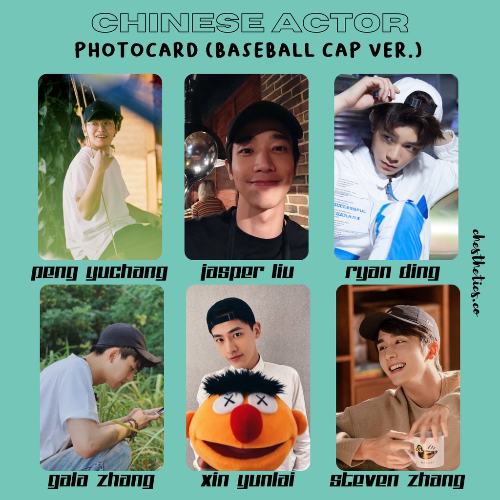 Jual Aktor China Actor Baseball Cap Ver. Photocard (Peng Yuchang Jasper ...