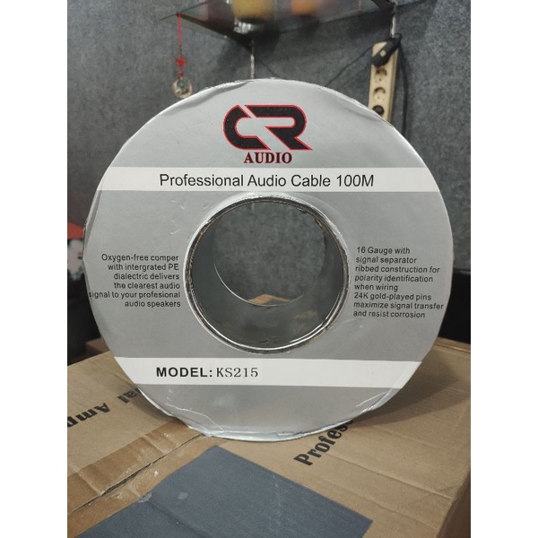 Jual Kabel Speaker CR Audio 2x1.5 1roll (100Meter) | Shopee Indonesia
