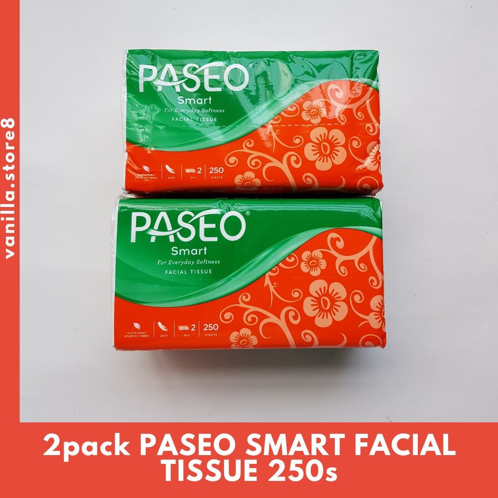 Jual PASEO SMART FACIAL TISSUE 250s PAKET 2pack | Shopee Indonesia