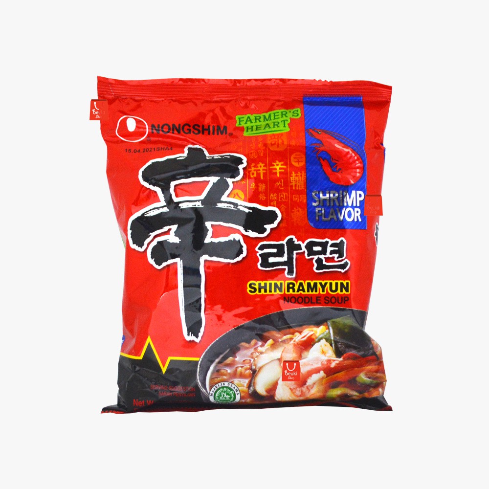 Jual Nongshim Shin Ramyun Shrimp Mie Instan Khas Korea Rasa Udang ...