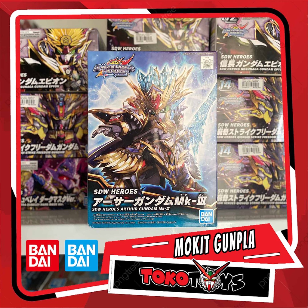 Jual BANDAI SDW HEROES ARTHUR GUNDAM MK-III ORIGINAL - TOKOTOYS | Shopee Indonesia