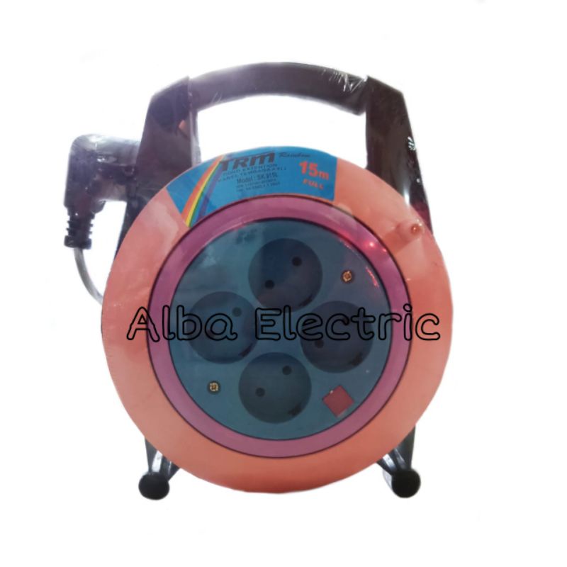 Jual Box Kabel 15 meter full TRM Stop Kontak Rol 15 meter Roll Kabel ...