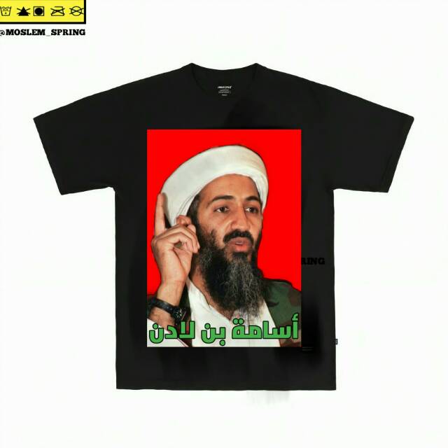 Jual Kaos tshirt OSAMA BIN LADEN (828) | Shopee Indonesia