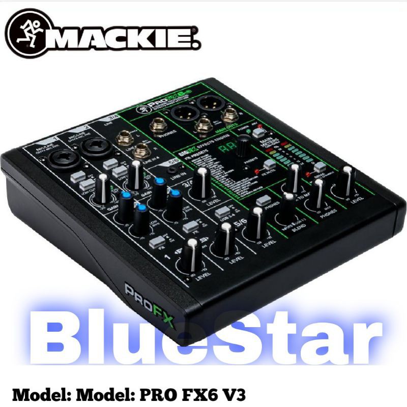 Jual Mixer Mackie PRO FX6 V3 Original PROFX6 V3 - 6 Channel | Shopee ...