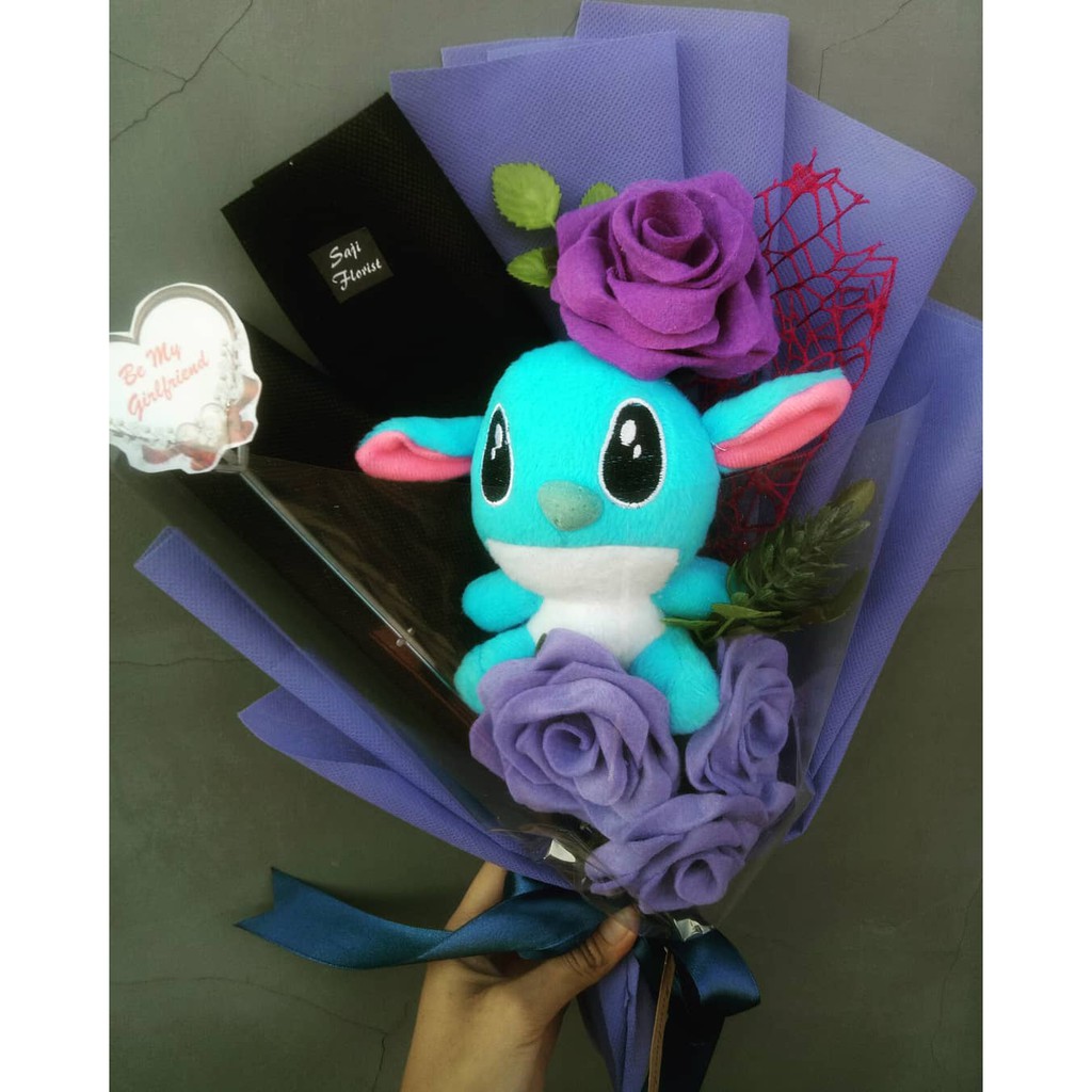 Jual Buket Bunga + Boneka (Kado Wisuda/Valentine/Anniversary/Ulang ...