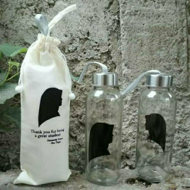 Jual Botol tumbler Bening & sablon custom | Shopee Indonesia