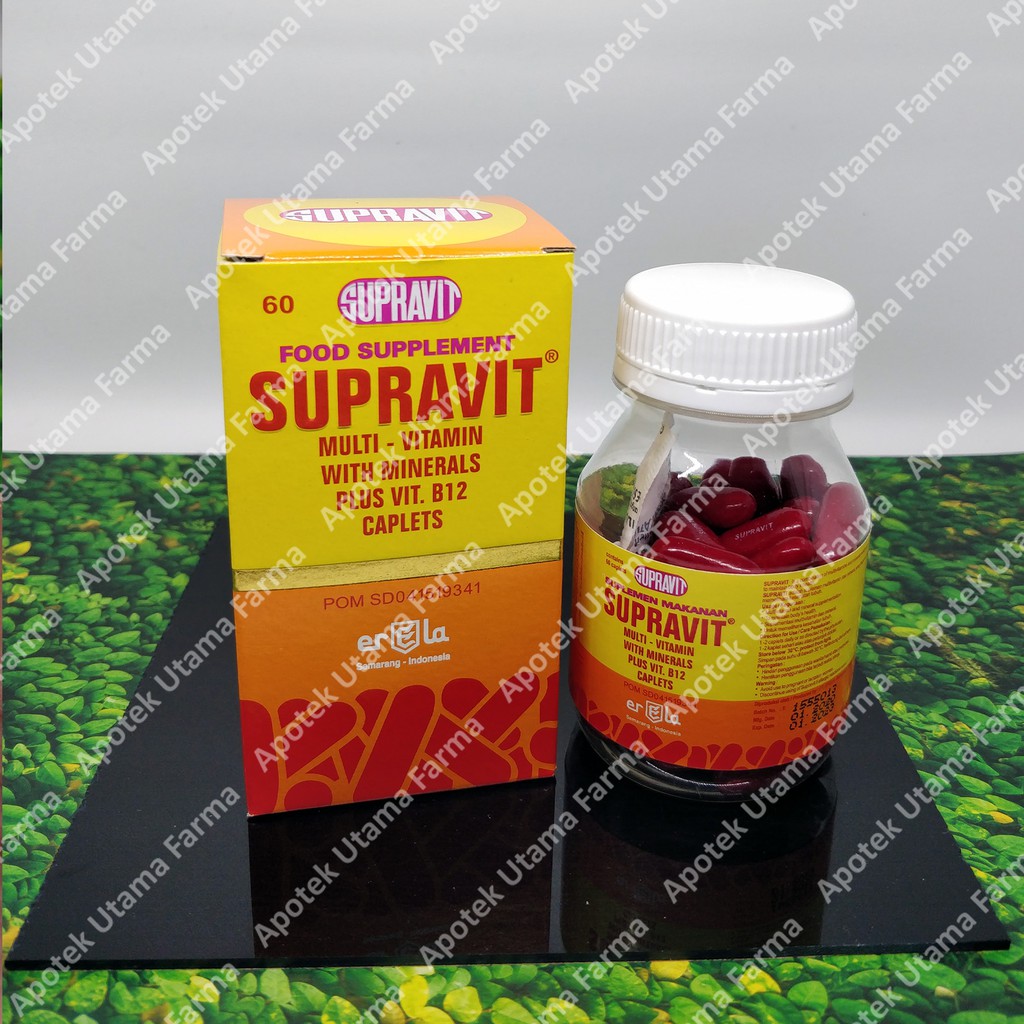 Jual SUPRAVIT | MULTIVITAMIN DAN MINERAL | | Shopee Indonesia