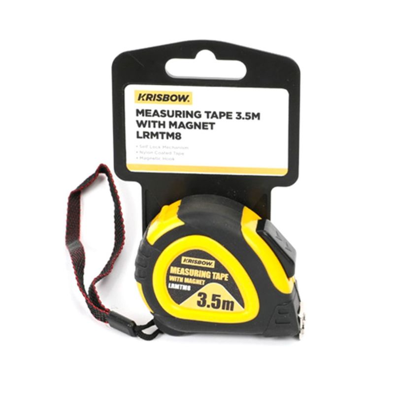 Jual Krisbow Meteran Dengan Magnet 3.5 Meter/Measuring Tape 3.5 Meter ...