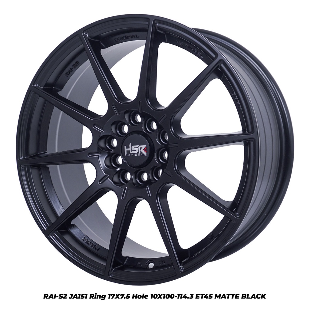 Jual velg hsr wheel rai s2 ring 17 pnp ertiga sienta terios altis ...