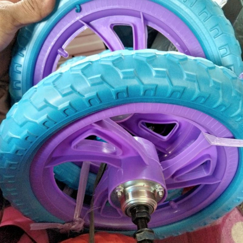 Jual Ban sepeda anak set ,Roda mati komplit ,ukuran 12/roda busa tanpa ...
