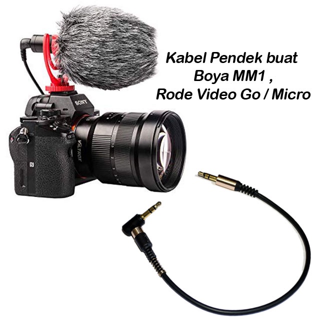 Jual Kabel Pendek buat Rode Boya Video Mic Audio Recoder Ke DSLR ...
