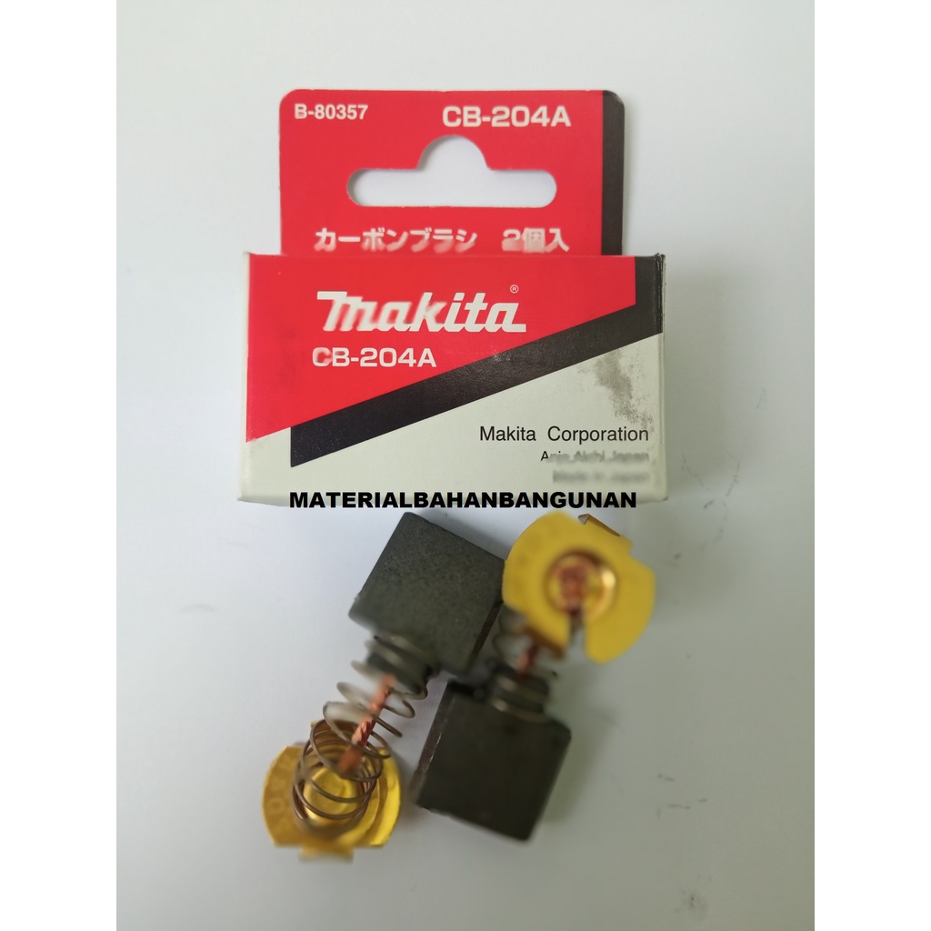 Jual ORIGINAL Sepul CB 204 A Makita Bostel Arang Kul Mesin Gerinda CB-204A ORIGINAL Carbon Brush ...
