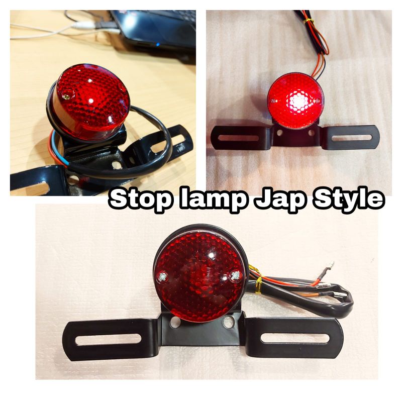 Jual Lampu stop rem custom bulat classic japstyle cb japs modifikasi ...